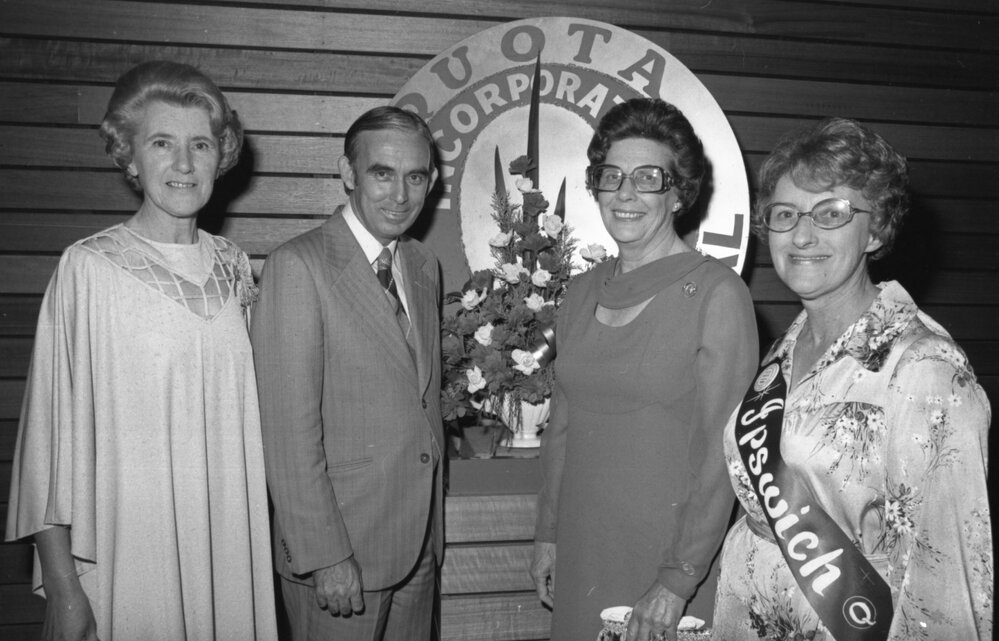 Llew Edwards at a conference for Quota, Ipswich, October 1977 | Picture ...