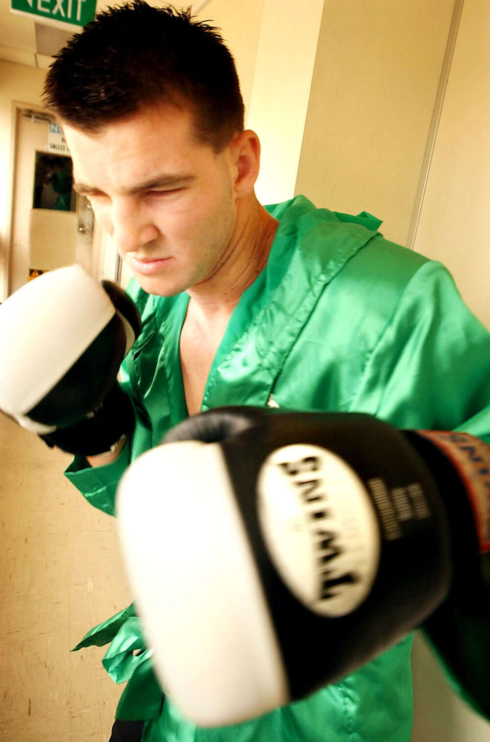 Jamie Guy boxing, Ipswich, December 2003 | Picture Ipswich