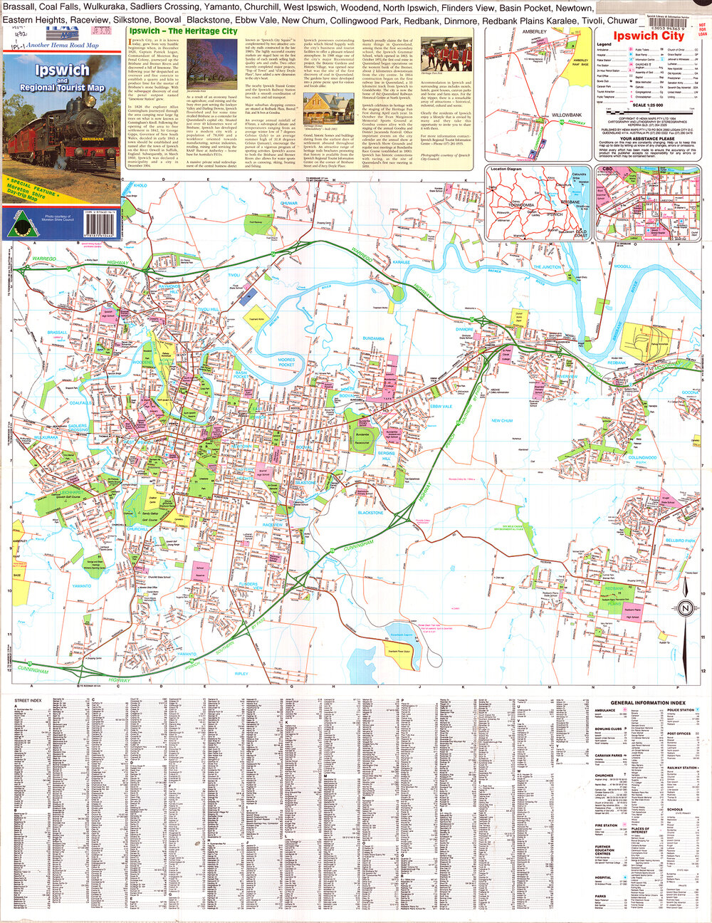 Ipswich and Regional tourist map | Picture Ipswich