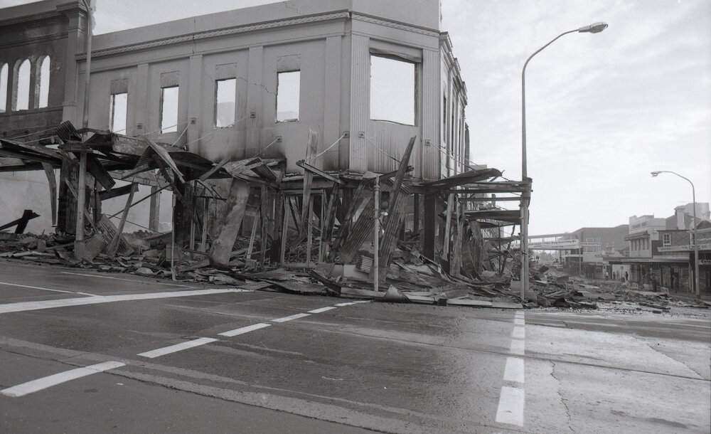 Aftermath of the Reid's (Cribb & Foote) fire, Bell Street, Ipswich ...