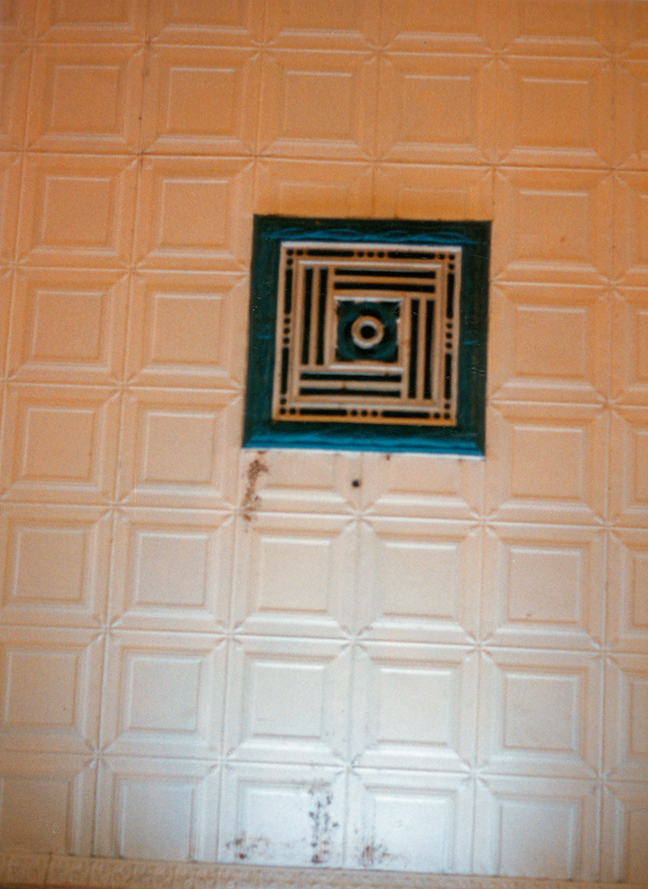 Ceiling detail on the Goodna Presbyterian Church, 2A Mill Street ...