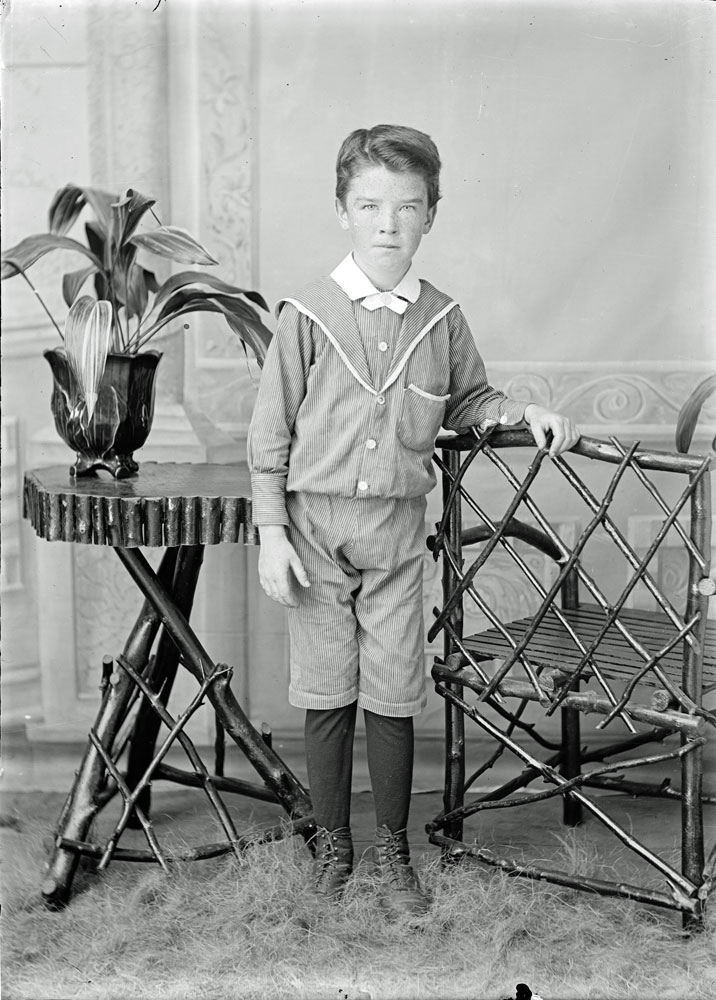 Studio portrait of an unidentified boy, I.X.L. Studios, Nicholas Street ...