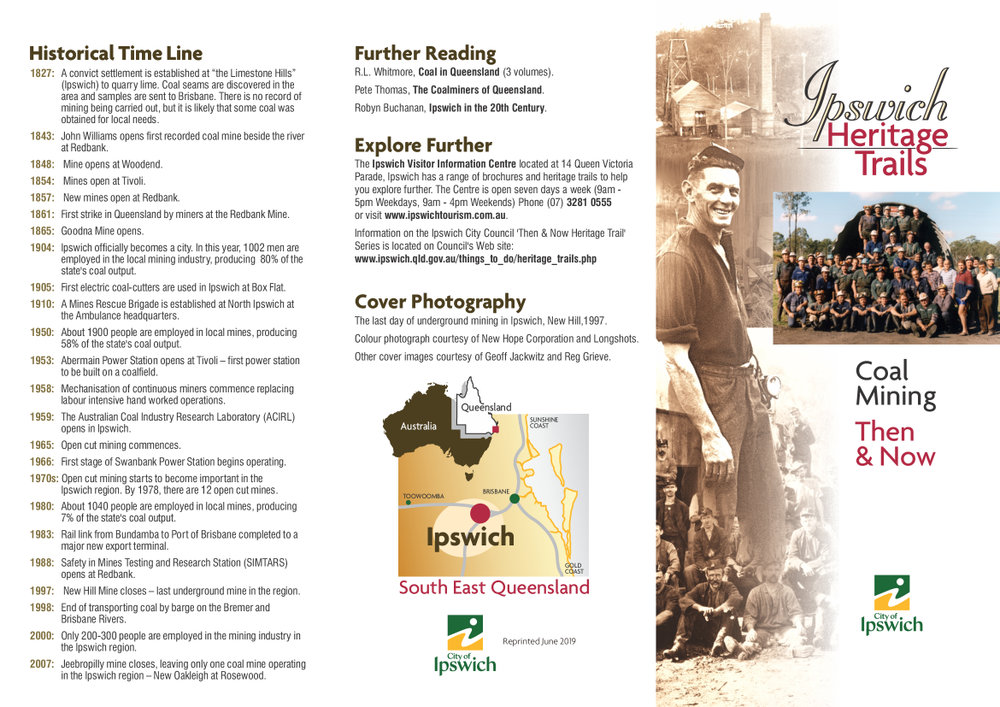 Coal Mining Then & Now Heritage Trail | Picture Ipswich