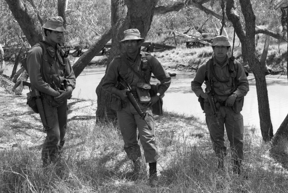Unidentified members of the Australian Army, Charleville, 10th October ...